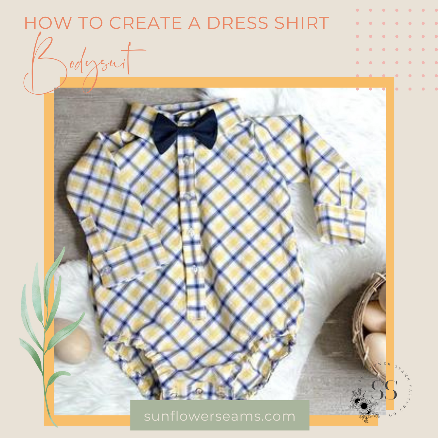 How to Create a Dress Shirt Bodysuit using Olive & Alder {A Tutorial} – Sunflower Seams
